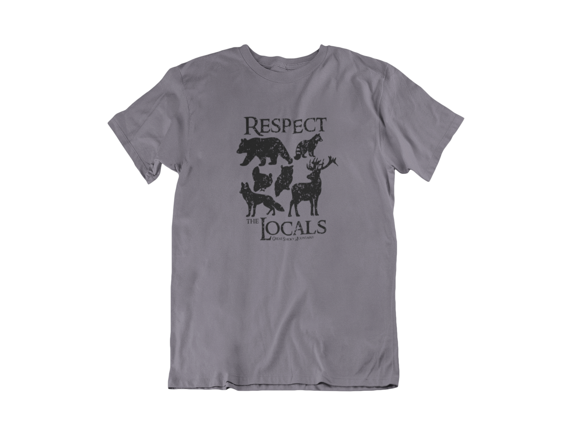 Respect The Locals - Adult Unisex Crew Neck T-Shirt – The Soft Shirt Place